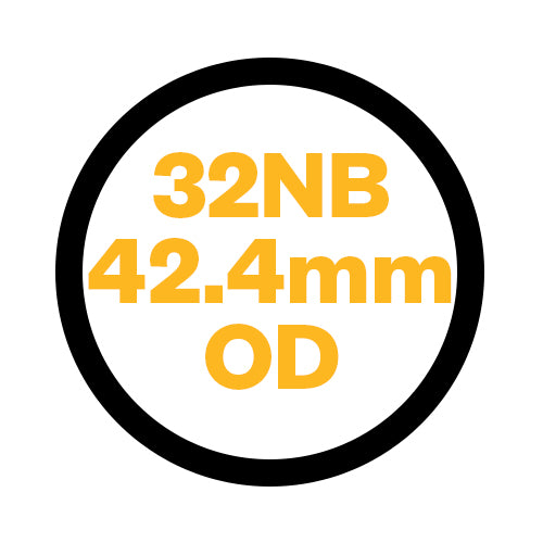 C-32NB (42mm 1 1/4" OD) Tube Fittings | Tubeclamp – Tubeclamp AU