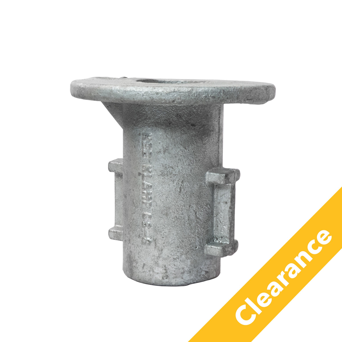 Galv Ground Socket Fitting - Secure Vertical Tubes (Clearance Item ...