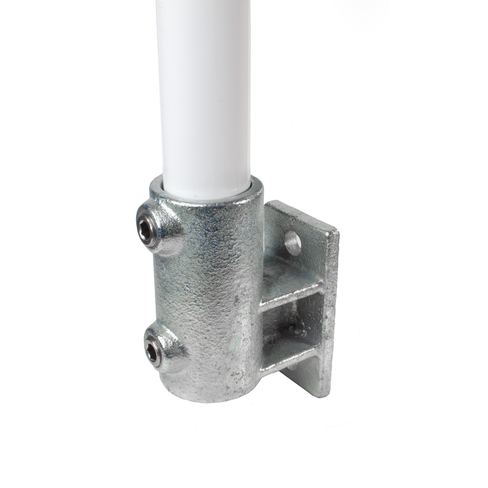 HRP144 - Vertical Side Flange Handrail Stanchion with Vert Tube Only ...