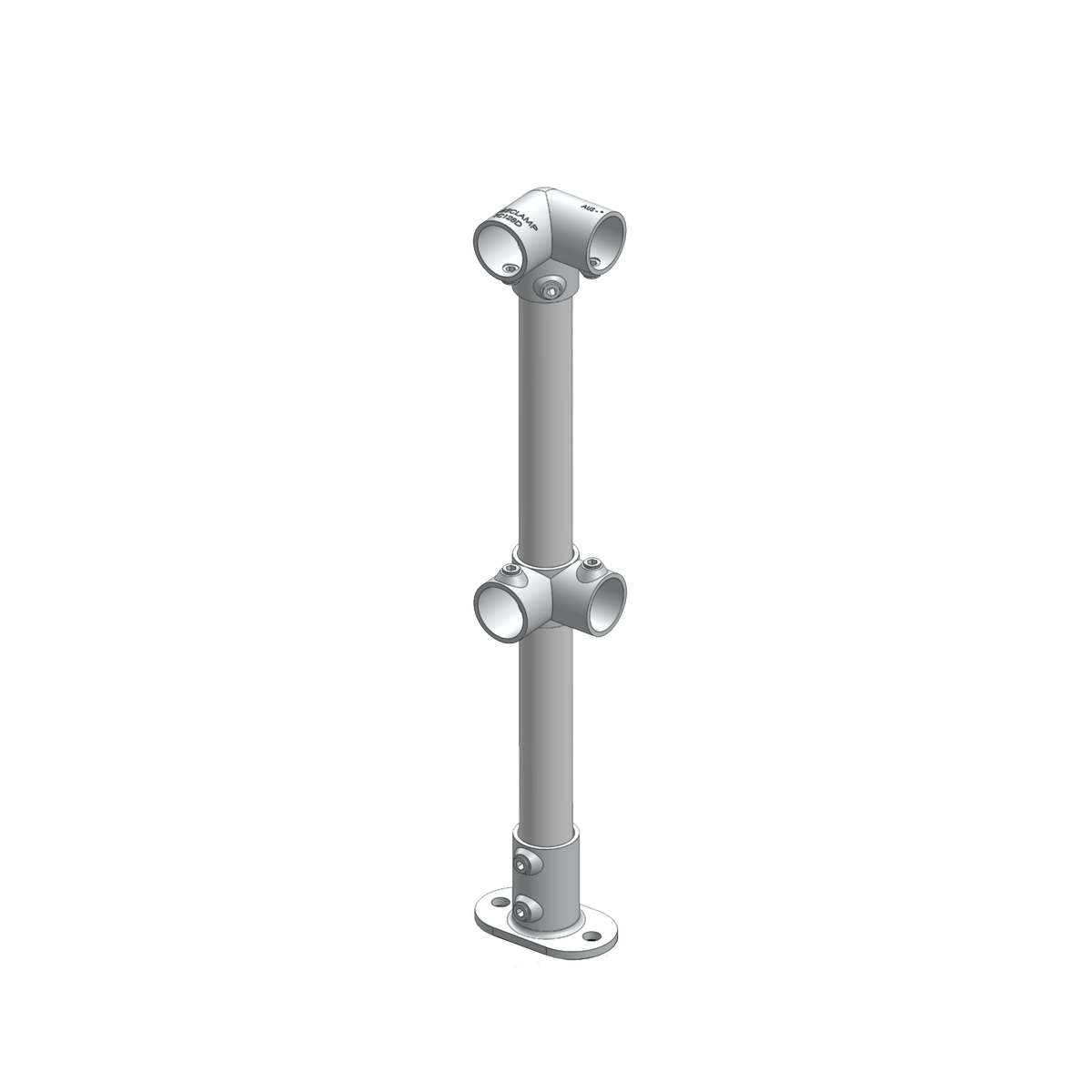 Handrail Kit - 90 Degree Corner Stanchion Post D48.3mm (40NB ...