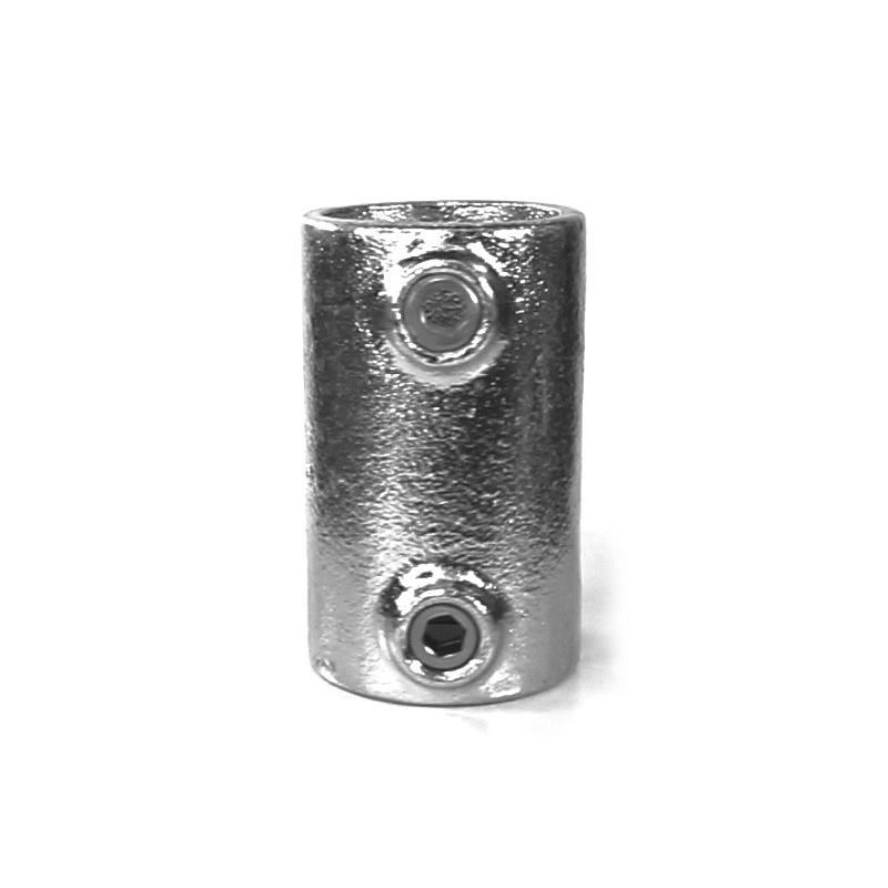 TC149 - External Tube Joiner Galvanised Pipe Fitting – Tubeclamp AU