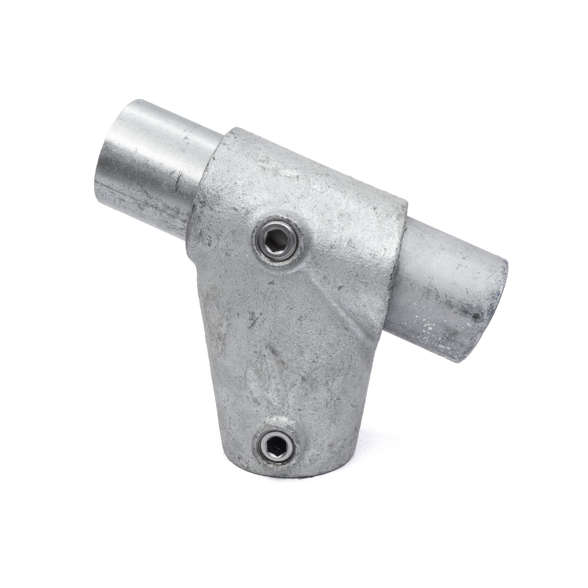 TC253 - Slope Short Tee (11-29) Galvanised Pipe Fittings – Tubeclamp AU