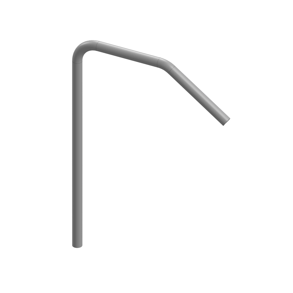 726 - L Bend Bar C42 (32NB) DDA Handrail Termination Angled 4 - 35 ...