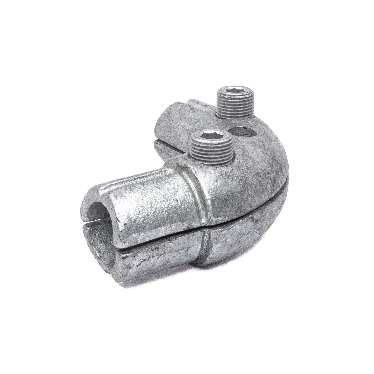 TC725 - DDA Assist Split Elbow Galvanised Pipe Fitting – Tubeclamp AU