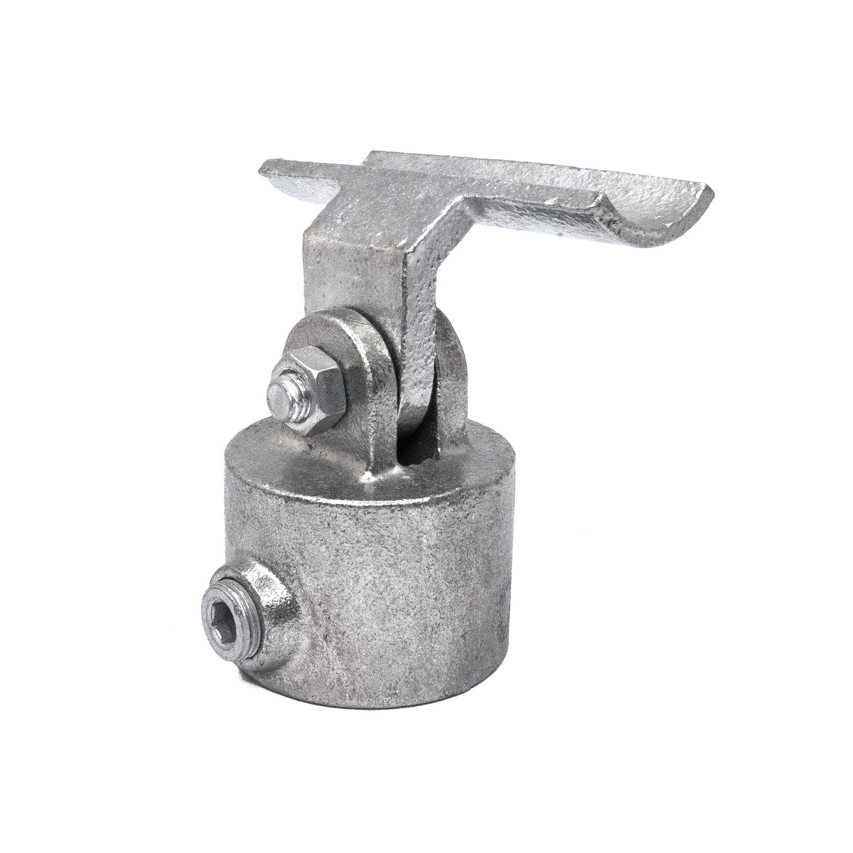 TC756 - DDA Swivel Offset Tee Galvanised Pipe Fitting – Tubeclamp AU