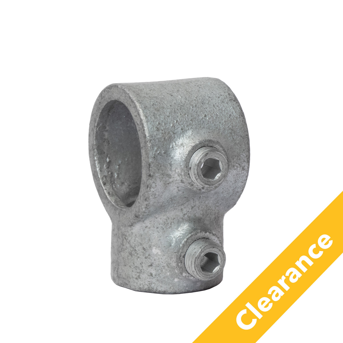 Galv Single Socket Crossover Tee B34 / A27 (Clearance Item) – Tubeclamp AU