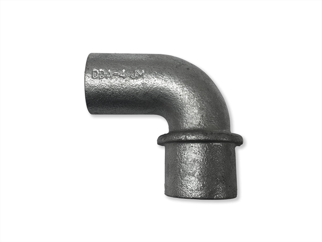 TC719 - DDA Assist Socket Elbow Galvanised Pipe Fitting – Tubeclamp AU