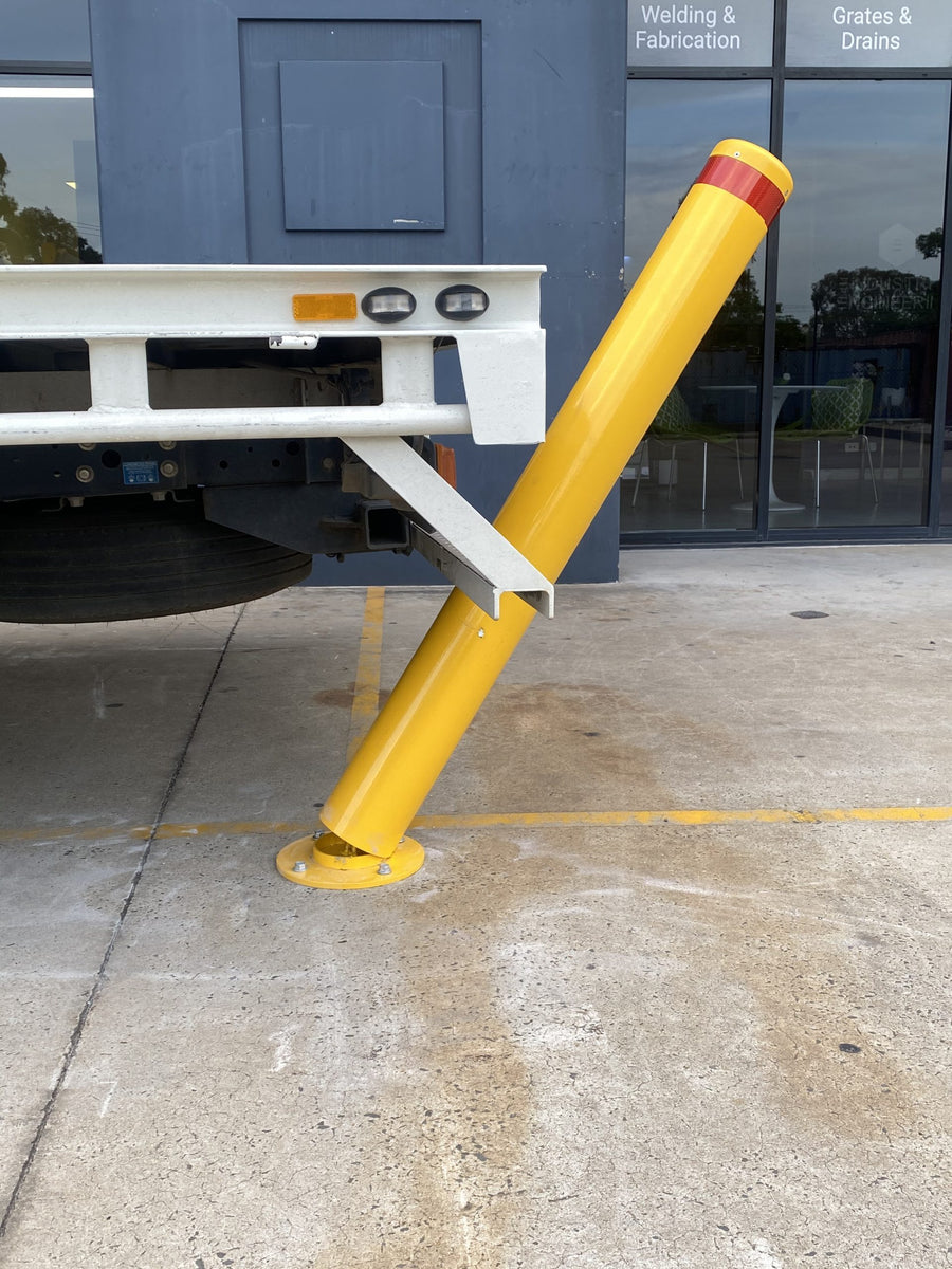 Floor Mounted Pipe Bollards 4″x 42″ Domestic Surface Mount