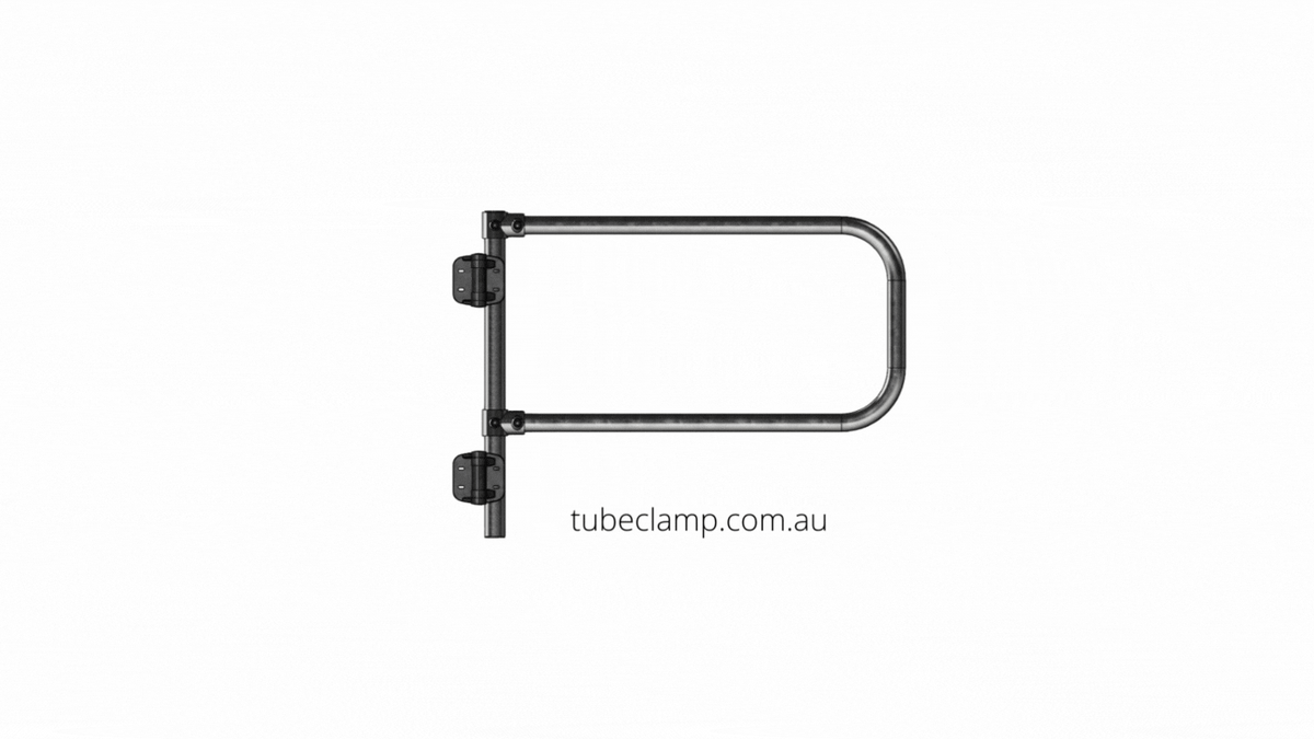 461 - Self Closing Single Railing Gate 500mm high to suit D48 Post ...