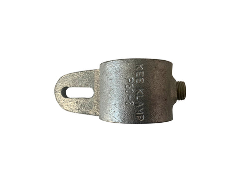 Galv Offset Single Tab Panel w/Slot – Tubeclamp AU