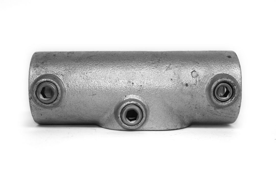 TC127 - Adjustable Long Tee Galvanised Pipe Fitting – Tubeclamp AU