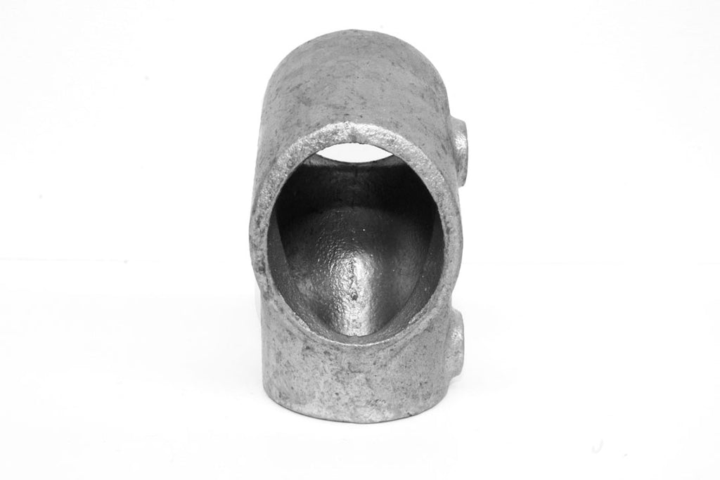 TC129 - Adjustable Short Tee Galvanised Pipe Fitting – Tubeclamp AU