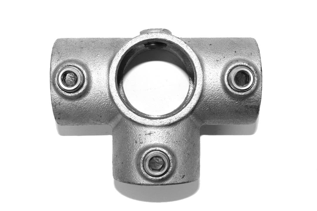 TC176 - Side Outlet Cross (Three Socket Cross) Galvanised Pipe Fitting ...