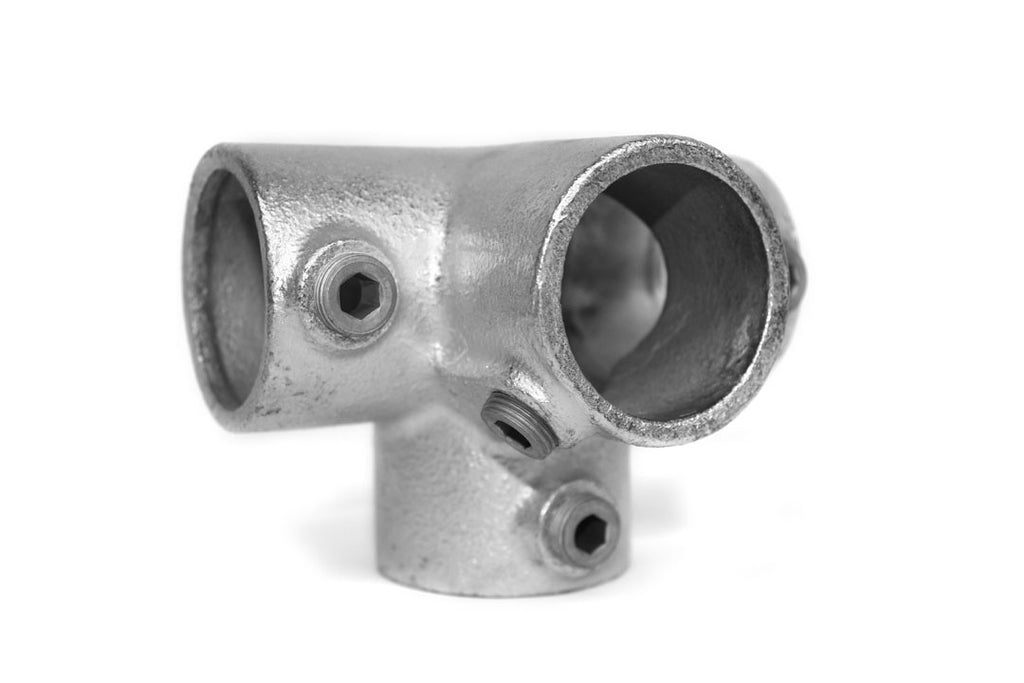 TC177 - Side Outlet Top (Four Socket Tee) Galvanised Pipe Fittings ...