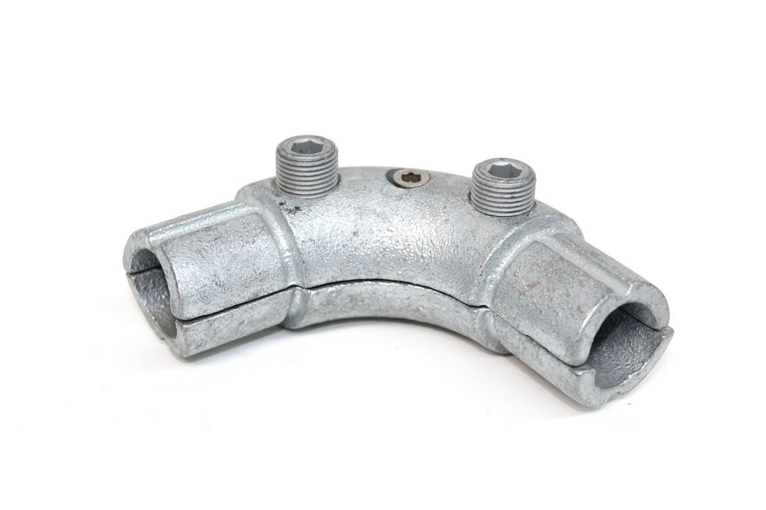 TC725 - DDA Assist Split Elbow Galvanised Pipe Fitting – Tubeclamp AU