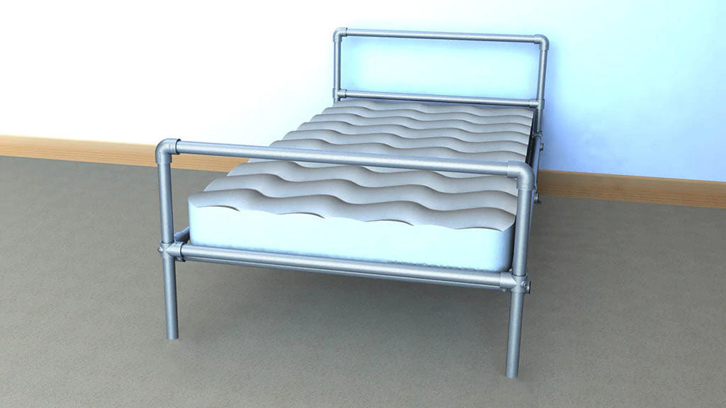 970 - "Daniel" Single Pipe Bed Frame – Tubeclamp AU